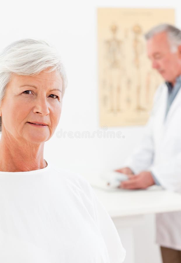 Male doctor and patient stock image. Image of female - 10472373