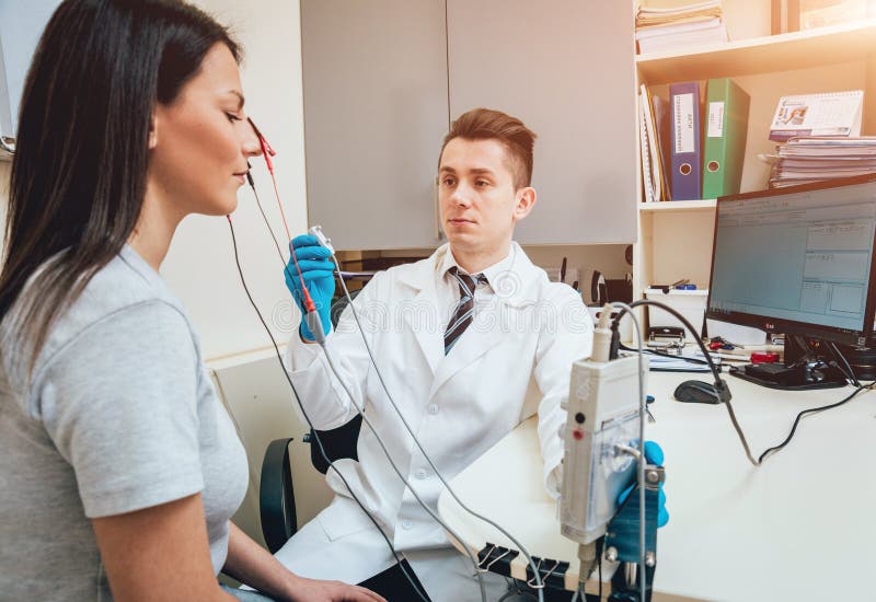 Reception at the Doctor-neuropathologist. Medical Examination in ...