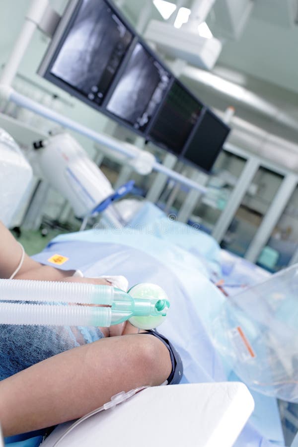 Patient on the Operating Table Stock Photo - Image of equipment ...