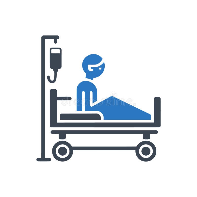 Hospital Bed Patient Icon Stock Illustrations – 7,622 Hospital Bed ...