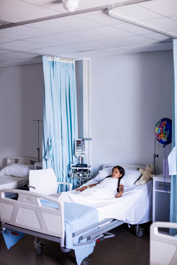 Patient resting in ward stock photo. Image of illness - 87996716