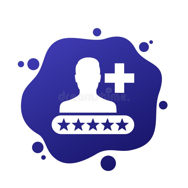 Patient Satisfaction Icon for Web Stock Vector - Illustration of ...