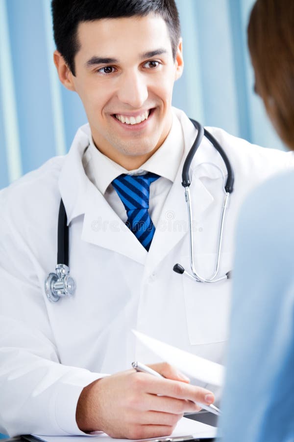 Patient und Doktor stockbild. Bild von beobachtung, gesundheit - 20698007