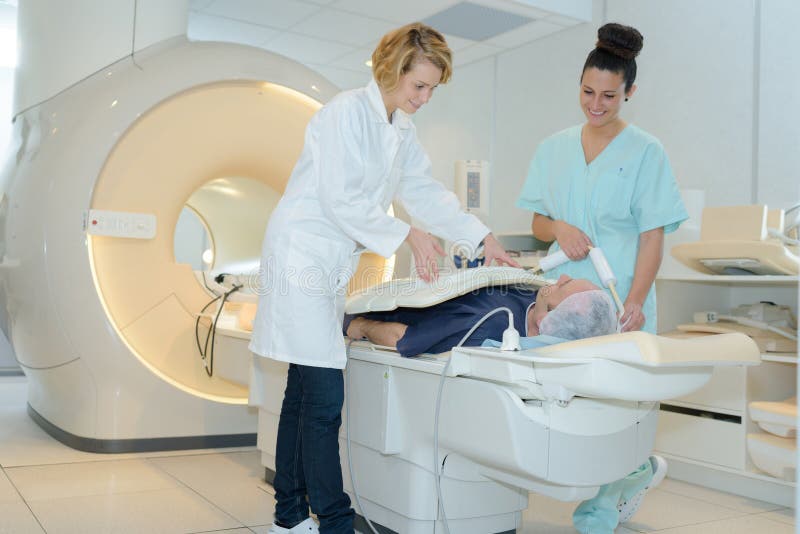 Patient Undergoing Mri Scan at Hospital Stock Image - Image of ...
