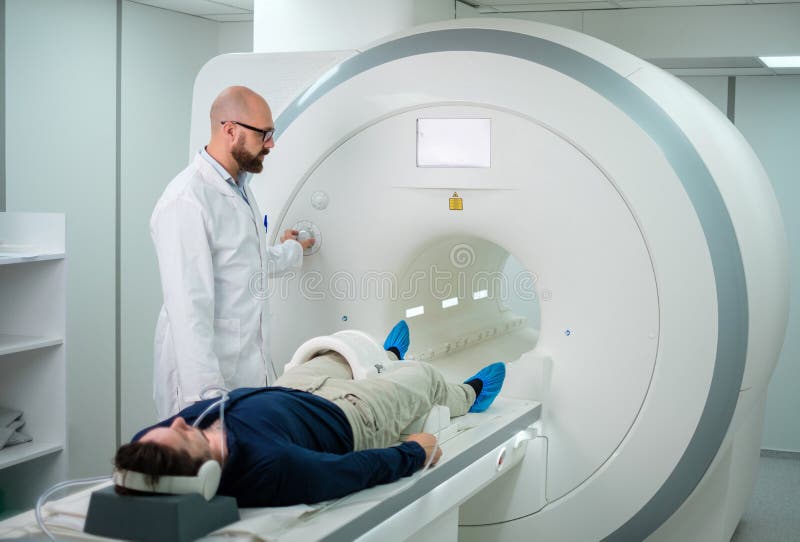 Patient Visiting MRI Procedure in a Hospital Stock Photo - Image of ...
