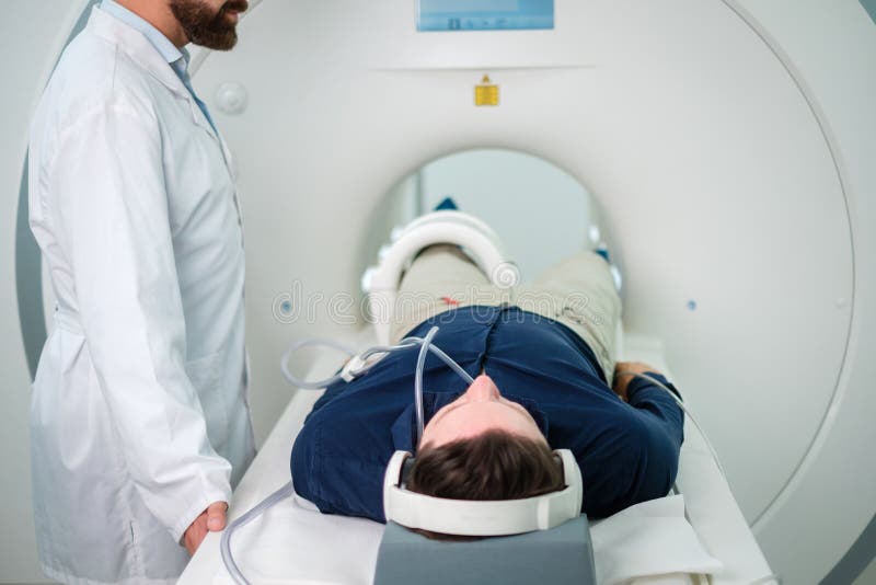 Patient Visiting MRI Procedure in a Hospital Stock Photo - Image of ...