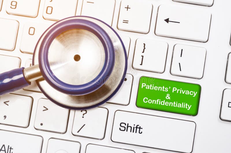 Patients` Privacy and Confidentiality Concept. Stock Photo - Image of ...