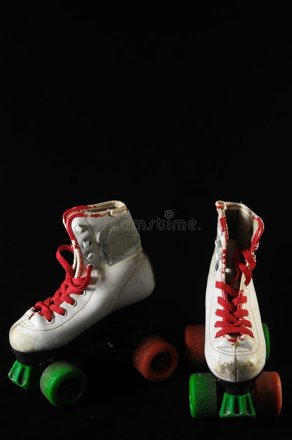 Patim de rolo consumido foto de stock. Imagem de esporte - 34463796