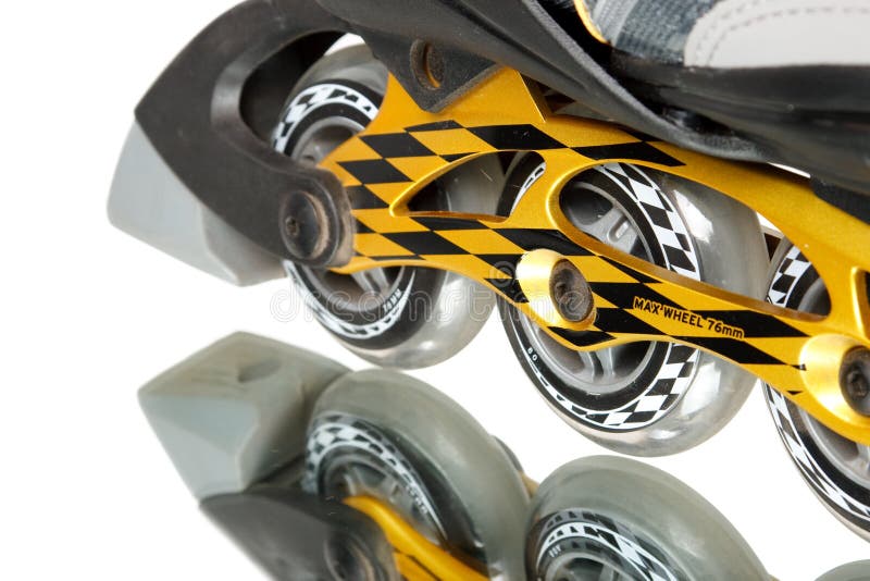 Patim Inline imagem de stock. Imagem de rolagem, patim - 9176997