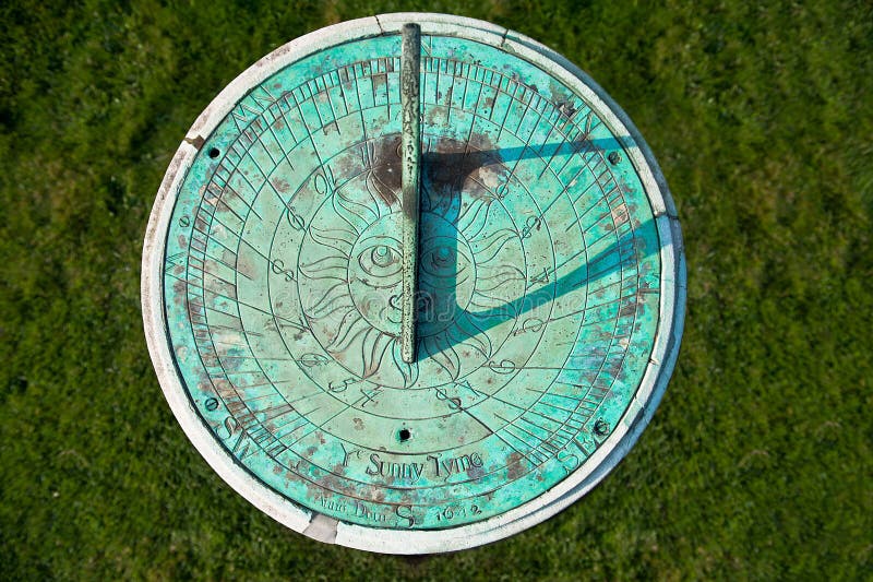 Sundial stock photo. Image of dial, time, decor, flower - 15526444