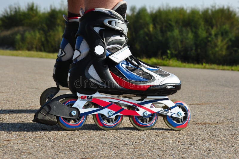 Patins Inline imagem de stock. Imagem de esporte, passeio - 16251075