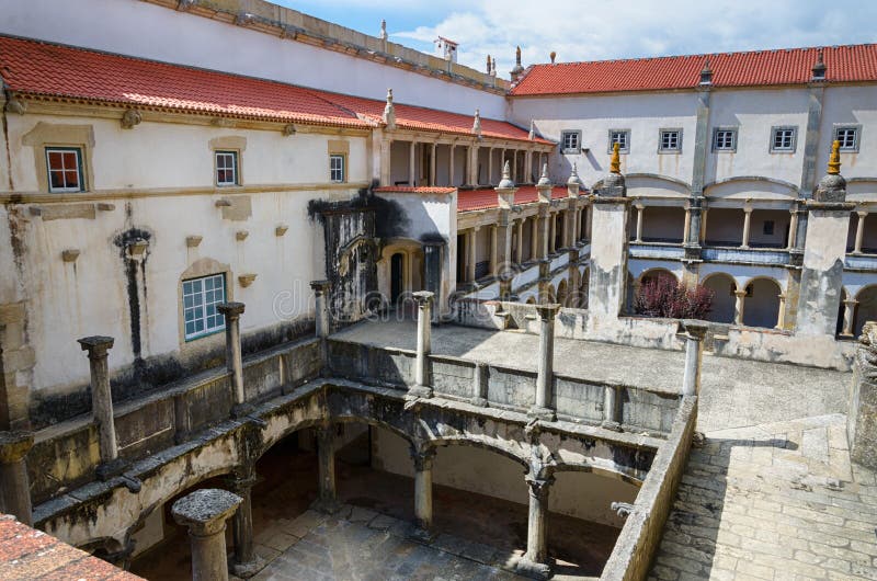 Patio De Un Castillo Medieval Foto de archivo - Imagen de piedra, viejo ...