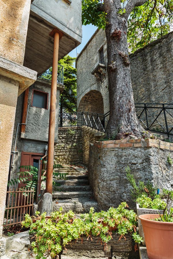 Patio in Italy stock image. Image of road, italy, tuscany - 142759921