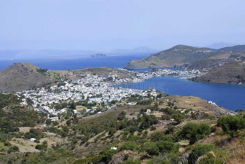 Patmos Island,Greece editorial stock image. Image of greecenn - 98347284