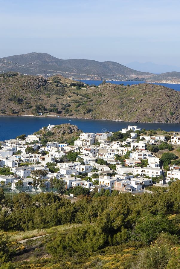 Patmos Island,Greece. editorial stock photo. Image of agean - 98430818
