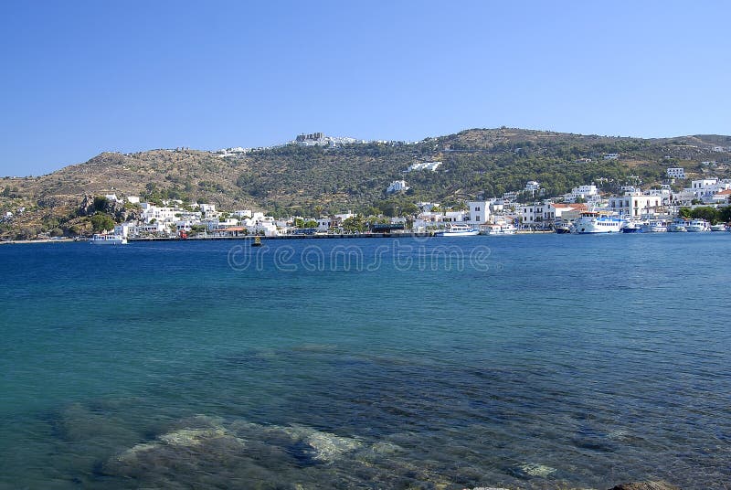 Patmos Island,Greece editorial photography. Image of hellas - 98237447