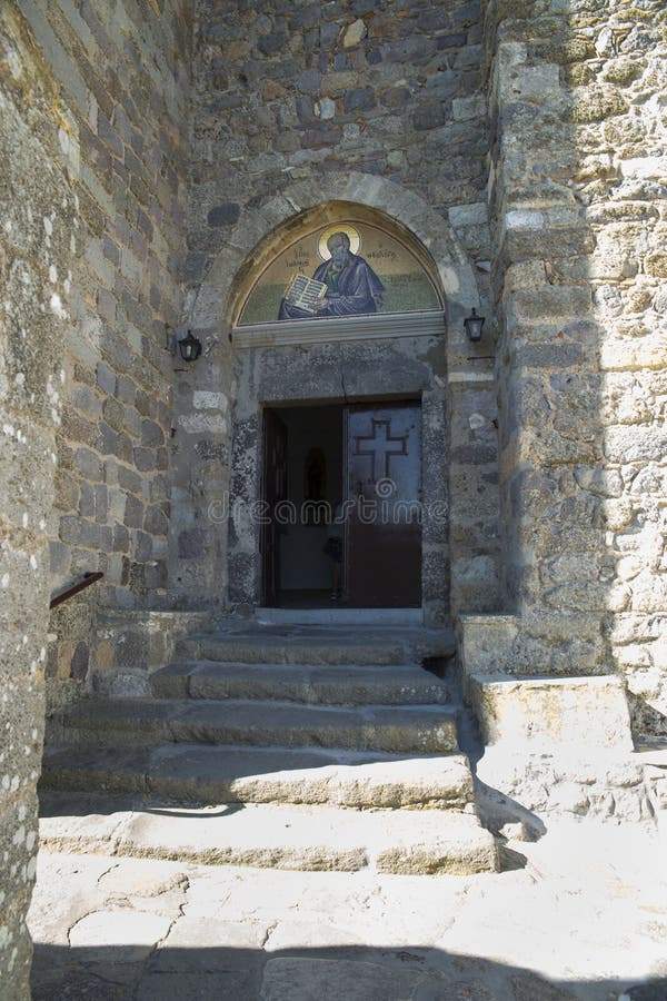 Patmos, Monastery of St. John Stock Photo - Image of biblical, greece ...