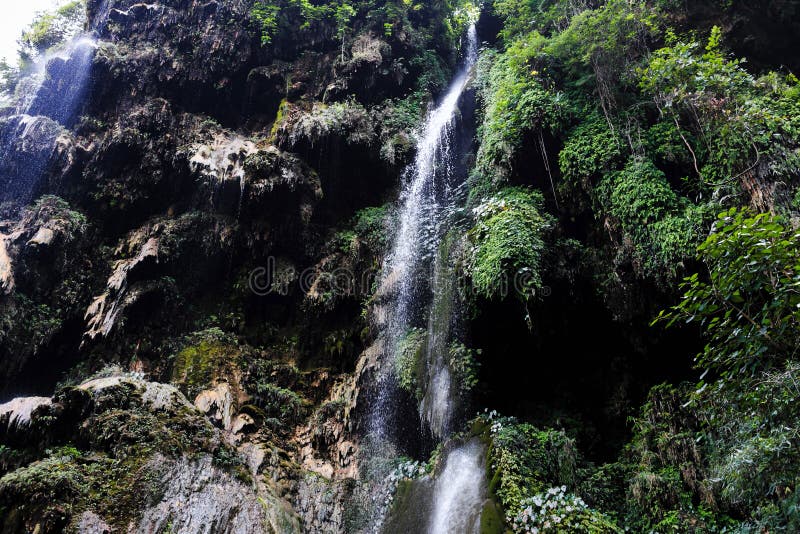 Patna Waterfall is a Popular Waterfall in Rishikesh. Stock Photo ...