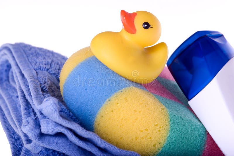 Pato amarillo imagen de archivo. Imagen de lindo, pato - 7669305