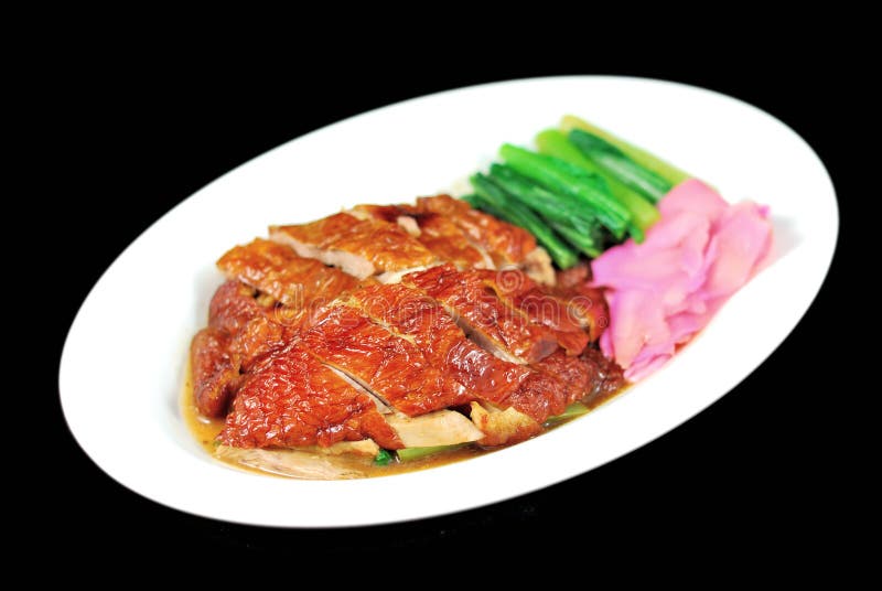 Pato asado delicioso imagen de archivo. Imagen de oriental - 27353181