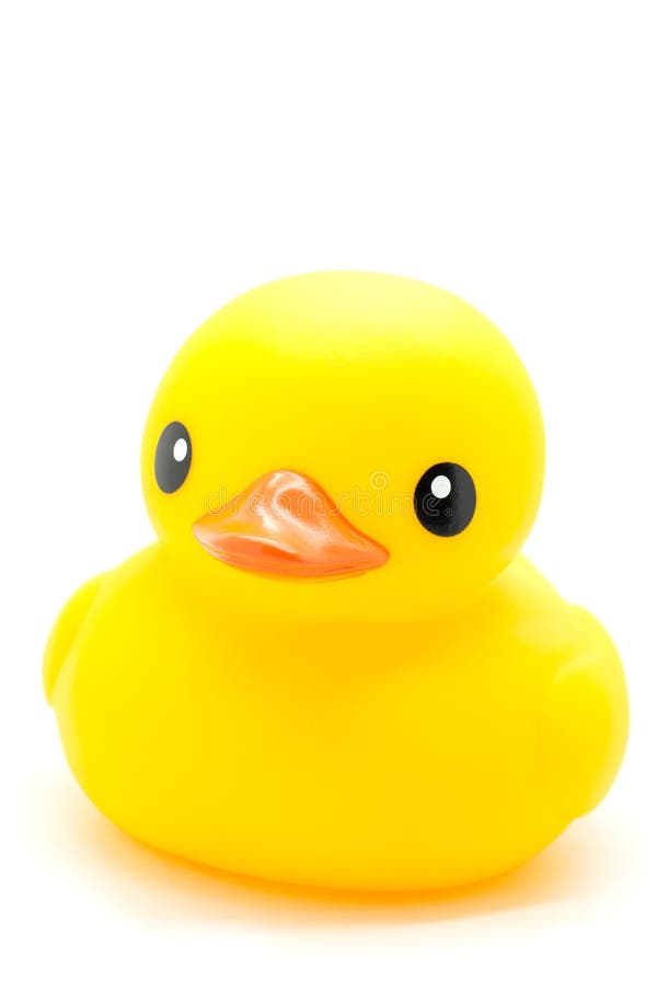 Pato de goma amarillo foto de archivo. Imagen de anaranjado - 38556846