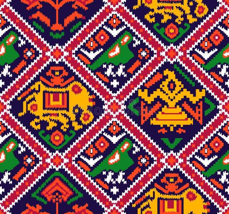 Patola Digital Patterns, Kalamkari Digital Designs, Bandini Designs ...