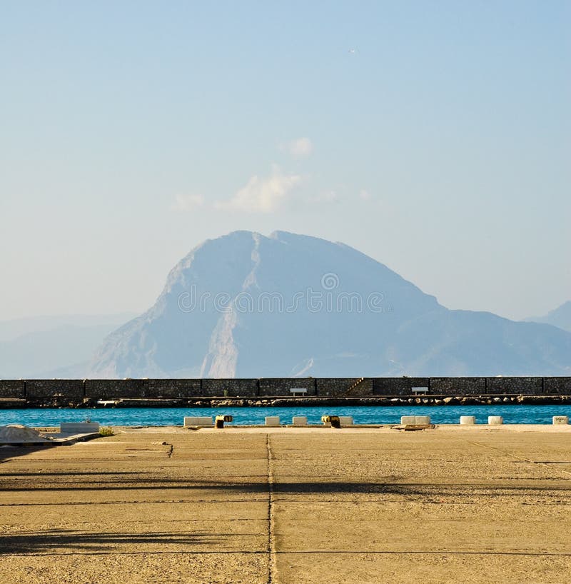 Patras stock image. Image of mountain, harbour, blue, patras - 7020463