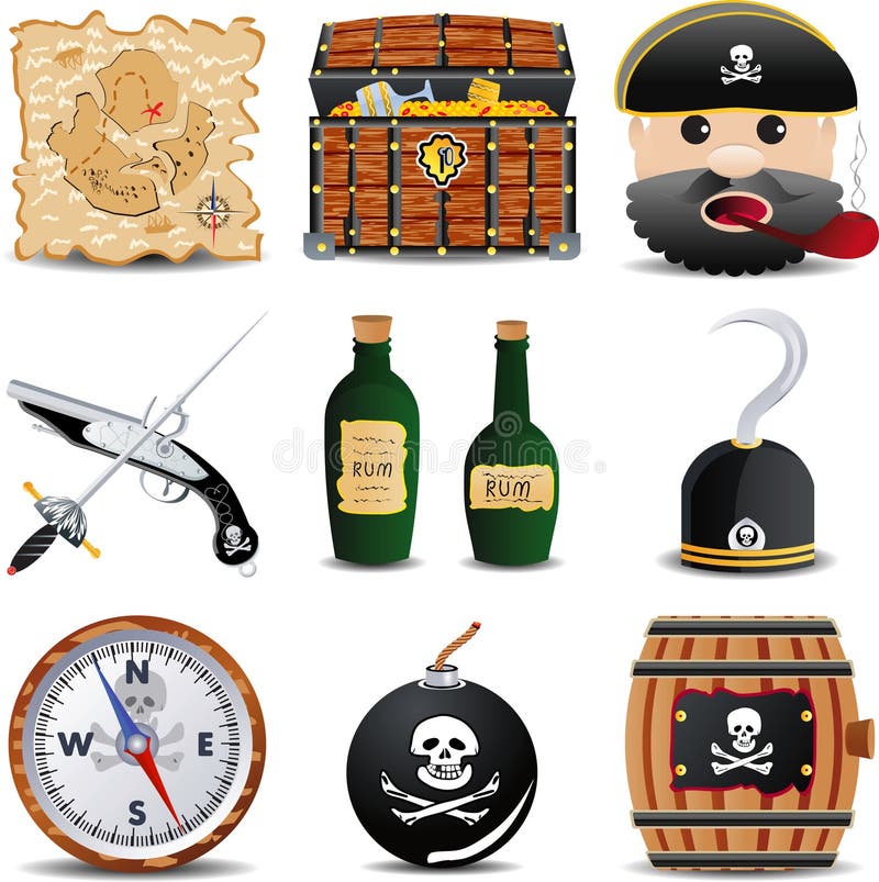 Patrate Icon Set of 9 Items Set 2 Stock Illustration - Illustration of ...