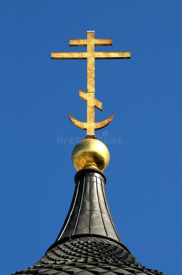 Patriarchal cross stock photo. Image of alexander, tallinn - 11374860
