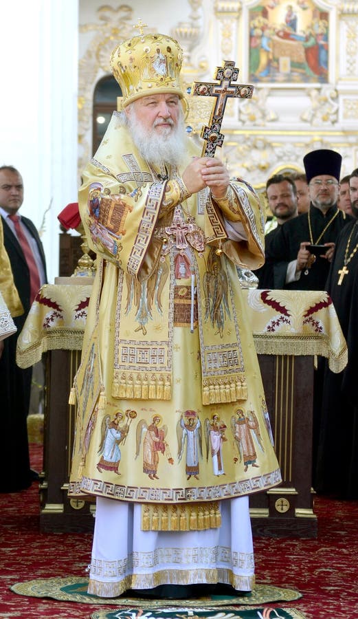 Patriark Kirill av Moskva redaktionell arkivbild. Bild av koppling ...
