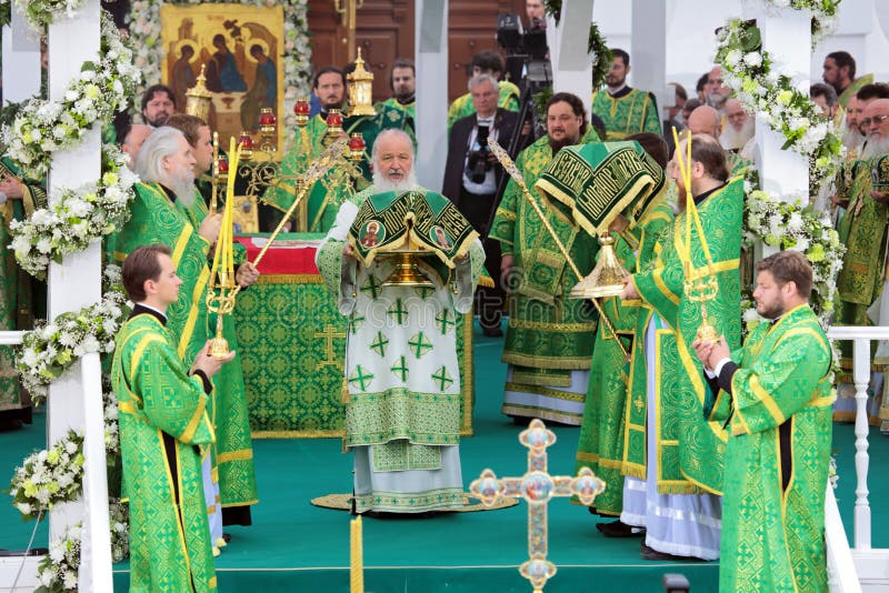 Patriark Kirill av Moskva redaktionell bild. Bild av ortodoxi - 53144476