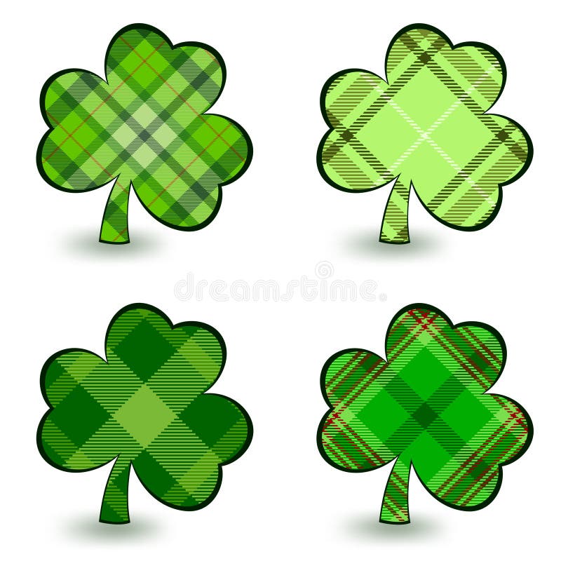 Shamrock musical notes stock illustration. Illustration of decorative ...