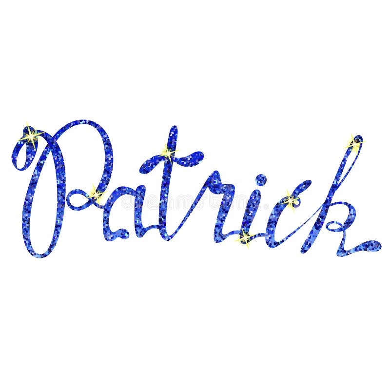 Patrick Name Text Graffiti Word Design Stock Illustration ...