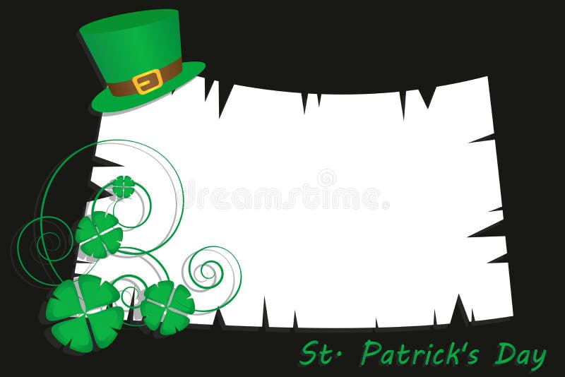 St. Patrick`s Day Shamrocks Stock Vector - Illustration of light ...
