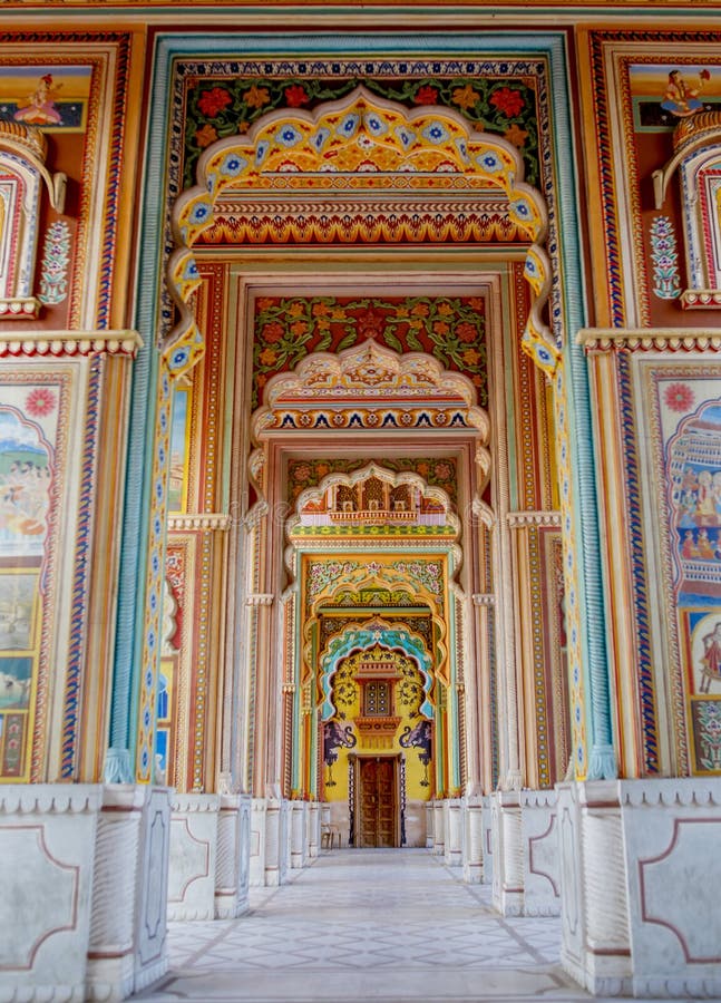 Patrika Gate in Jaipur India Stock Image - Image of gate, city: 267022019