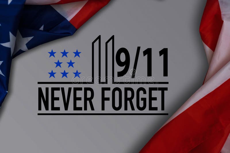 Patriot Day 9 11 Never Forget Social Media Graphics Stock Illustration ...