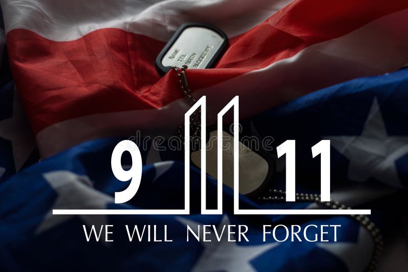 Patriot Day 9 11 Never Forget Social Media Graphics Stock Image - Image ...