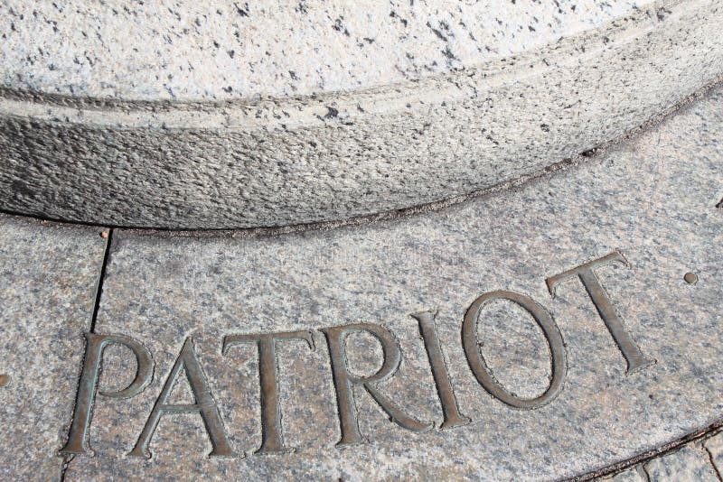 Patriot editorial stock photo. Image of rock, hard, marble - 41179643