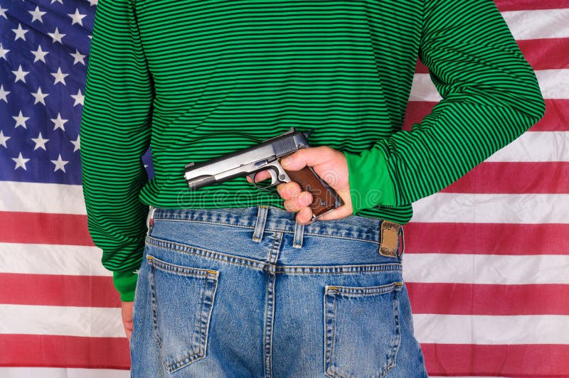 Patriot gunman stock image. Image of armed, security - 37473193