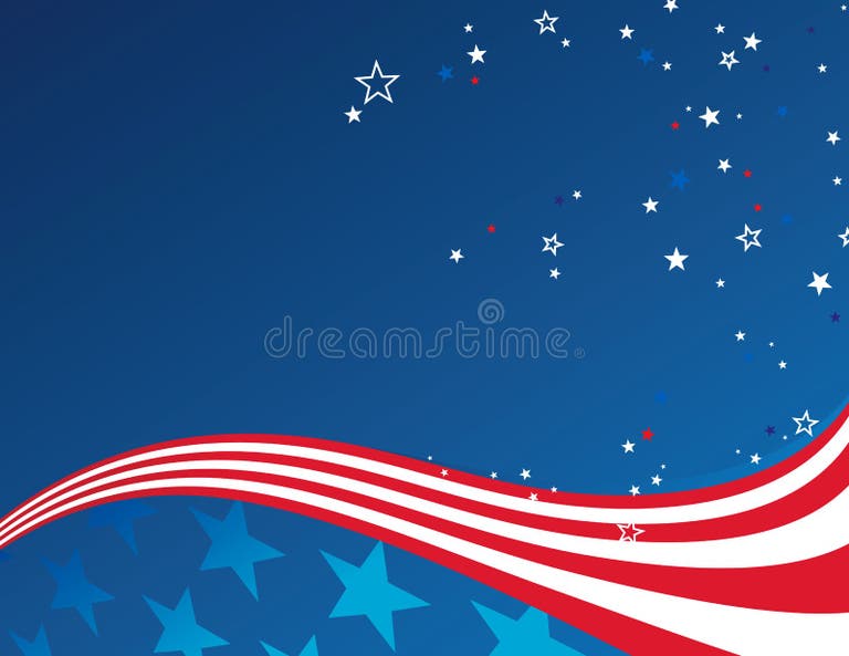 Patriotic Scroll Star Stock Illustrations – 380 Patriotic Scroll Star ...