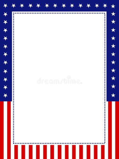 Patriotic border stock vector. Illustration of artistic - 22692743