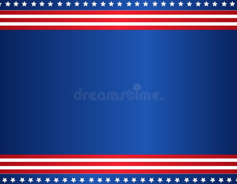 Patriotic Border stock vector. Illustration of backdrops - 41047554