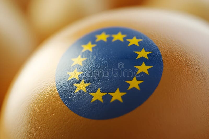 Patriotic Chicken Egg Flag European Union Using Ai Stock Photos - Free ...