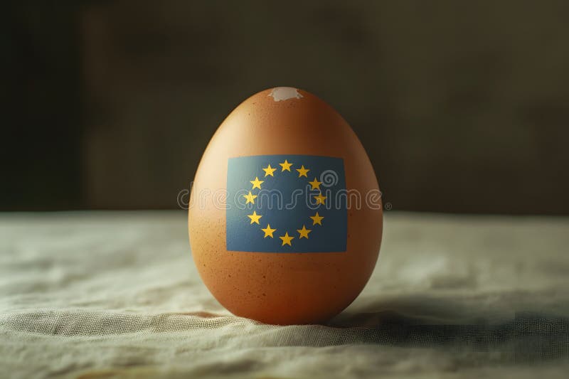 Patriotic Chicken Egg Flag European Union Table Ai Stock Photos - Free ...
