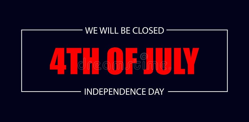 Patriotic Closure 4th of July Closure with American Flag Design Stock ...