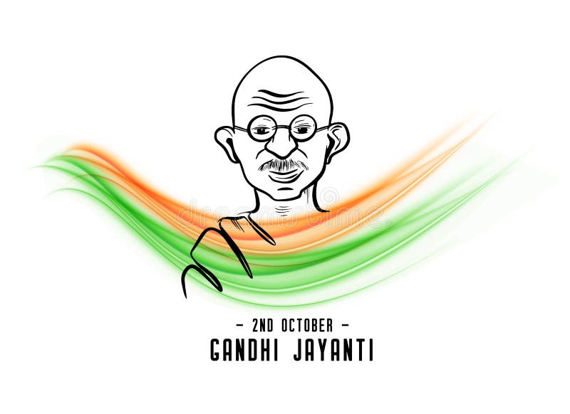 Patriotic 2nd October Gandhi Jayanti Banner Vector Stock Vector ...
