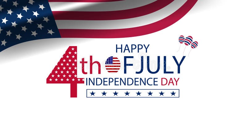 Patriotic Pride Observing the 4th of July Stock Vector - Illustration ...