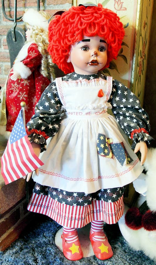 Patriotic Rag Doll stock photo. Image of patriot, freedom - 16103736
