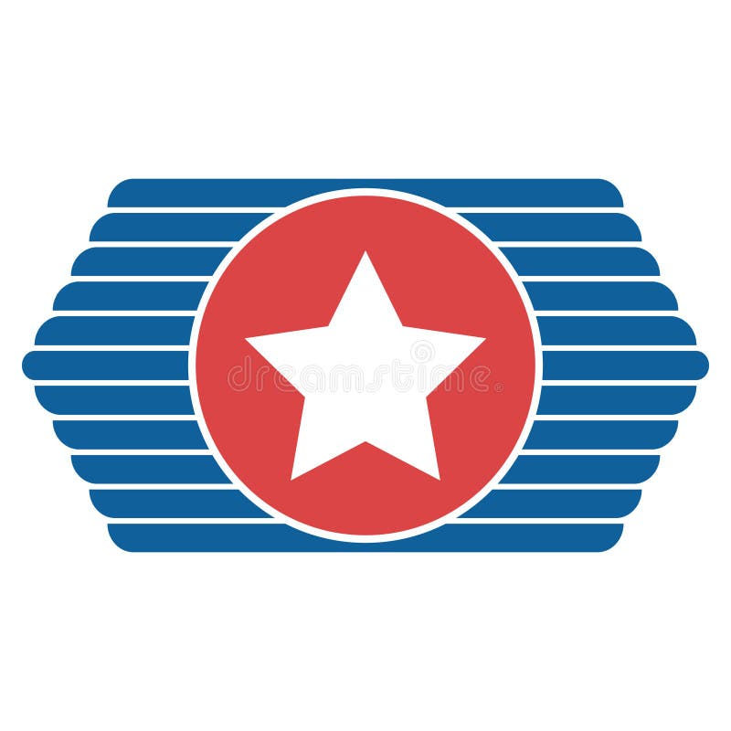 Patriotic Star Banner, Bold Symbol of Unity and Freedom Stock Vector ...
