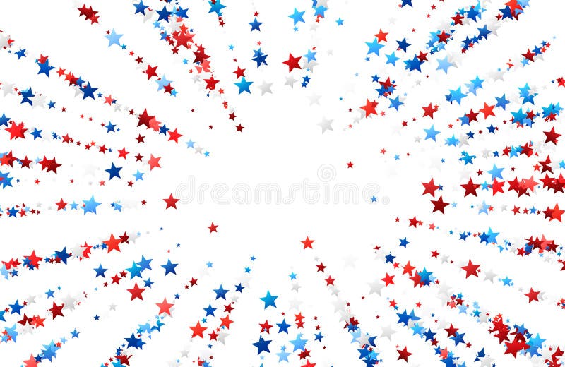 Patriotic Starburst Background Stock Vector - Illustration of colors ...